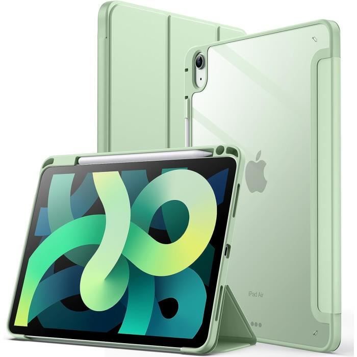 Coque Pour Ipad Air 5-4 (10,9 Pouces 2022-2020 5Eme-4Eme Génération) Avec Porte-Pencil, Étui ...