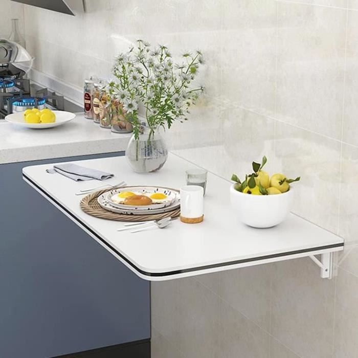 Table De Cuisine À Abattant Pour Petit Espace,Table Rabattable Murale ...