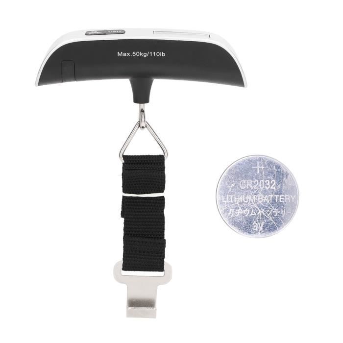 VBESTLIFE Pèse-valise Pèse-bagages Portable Hand Held 50kg Balance de ...