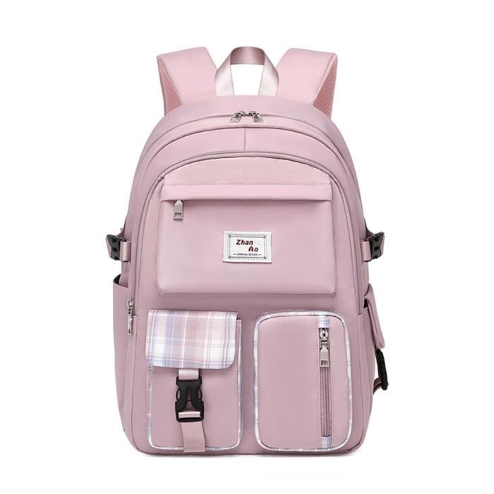 Sac à dos pour Filles Enfant Grande Capacité en Tissu Oxford Multi ...
