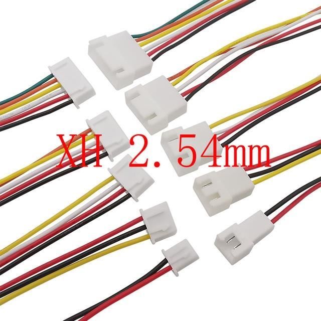 Câble de batterie,10Pair-2Pin--connecteur mâle et femelle de charge de batterie, pas de 2.54mm ...