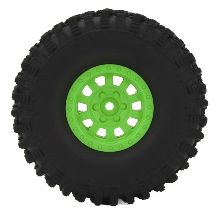 Mxzzand Roue de voiture RC 4 pièces roue de pneu de voiture RC 120mm 1 ...