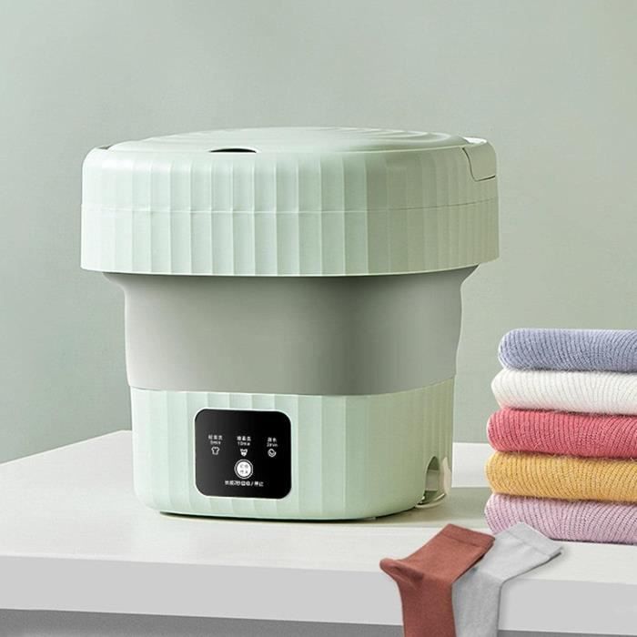 Mini Machine À Laver Portable - Laveuse Et Sécheuse Pliante 6L ...
