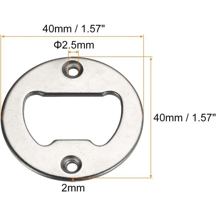 8Pcs Bouteille Ouvreuse Inserts Trousses, Convexe Bière Bouteille ...