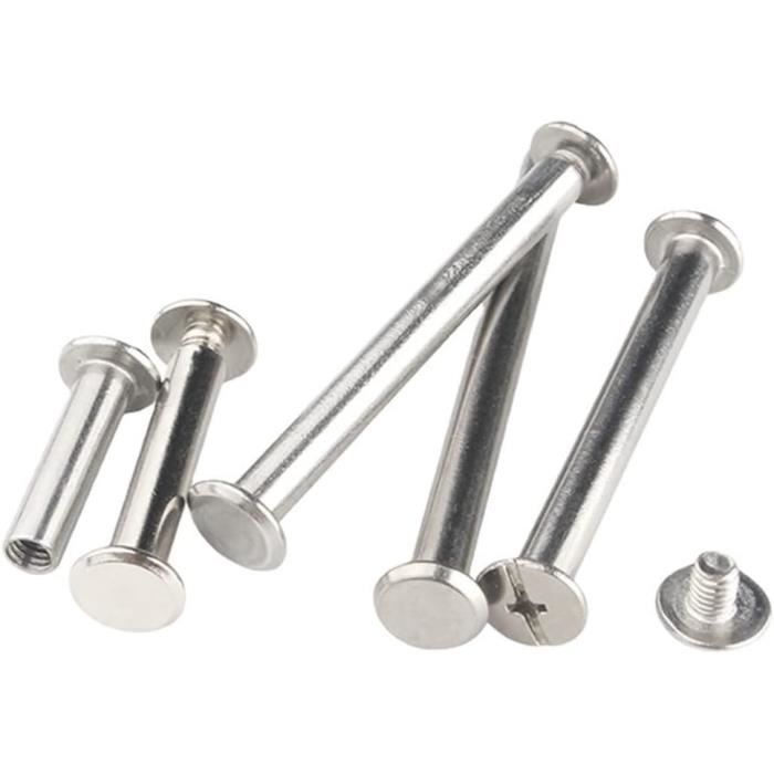 Chicago Vis Kit Vis À Tête Croix Ronde En Acier Inox Post Chicago ...