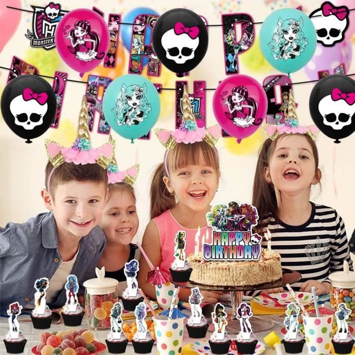 Monster High Décorations De Fête, 32 Pièces Decoration Anniversaire ...