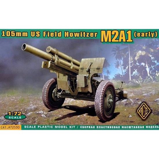 Ace Obusier américain 105mm M2A1 w / M2 pistolet. disponible - ACE72530 ...
