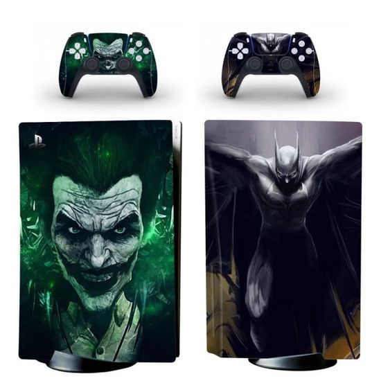 Kit Autocollants pour Console PS5, Batman Sticker Skin pour PlayStation ...