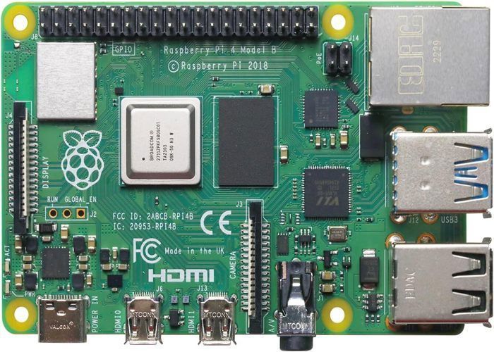 Raspberry Pi 4 Modèle B (4Go) Quad Core Cortex-A72 4 x 1,50GHz, 64 Bits ...