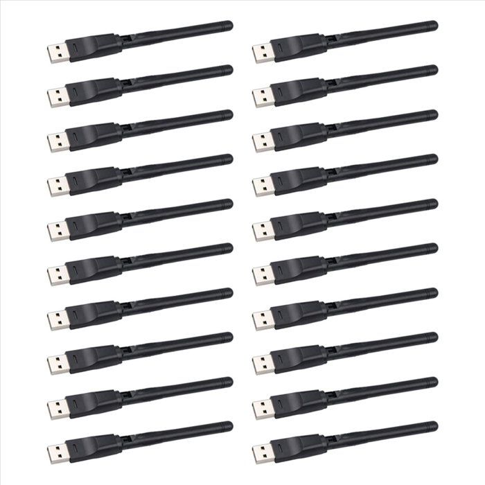 20X Carte Sans Fil RT5370 Adaptateur WiFi USB Portable 2,4 G 150 Mbps ...