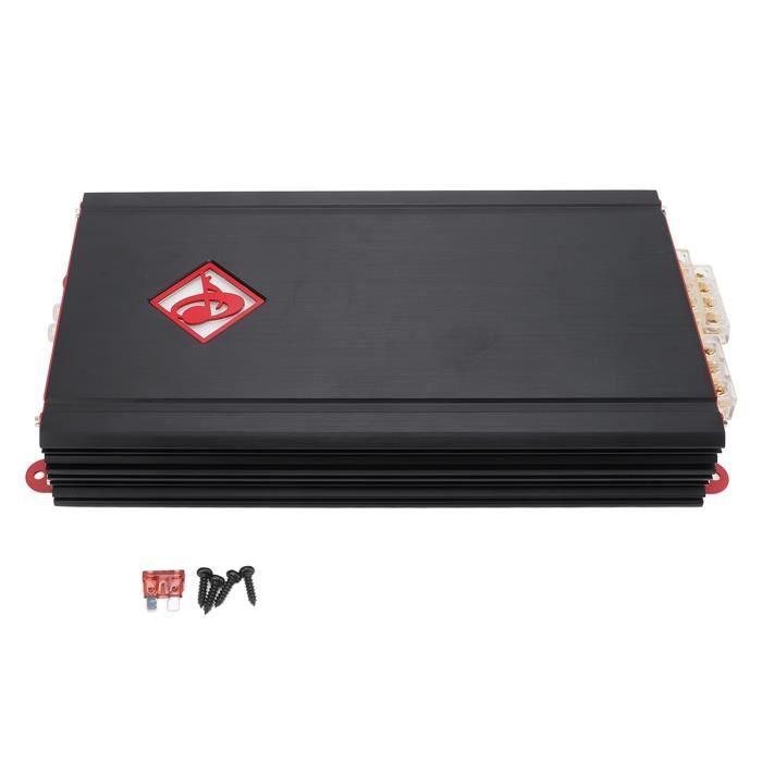 Dioche Amplificateur de voiture universel Amplificateur de voiture P6 métal universel 2/4 Ohms ...