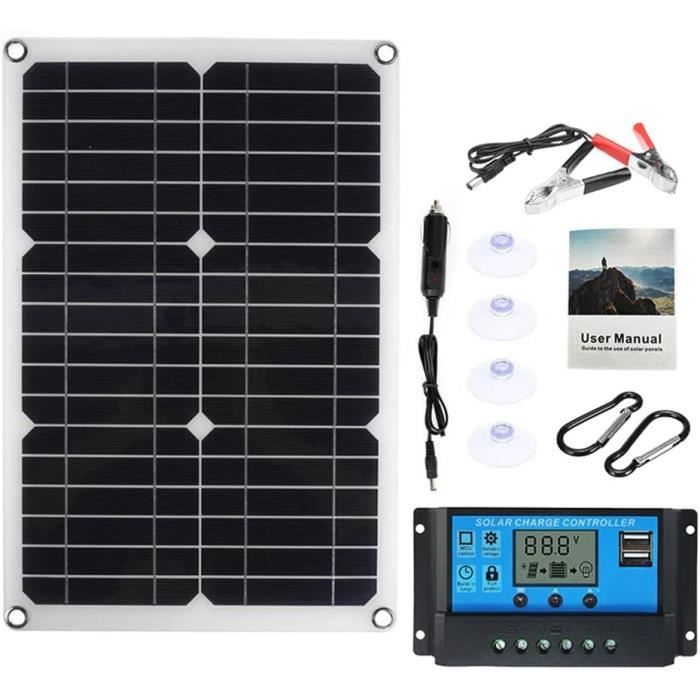 Kit de Panneau Solaire monocristallin 400W 18V système Solaire Flexible Module photovoltaïque ...