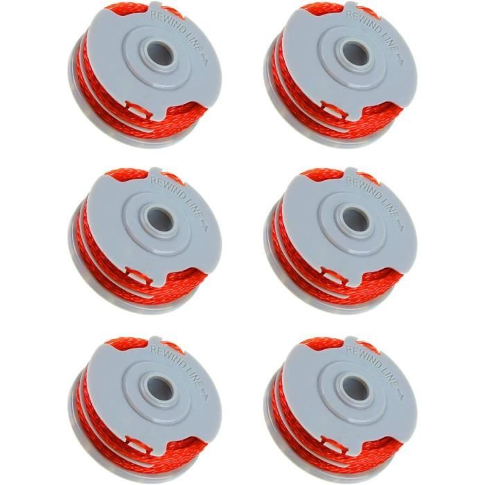 Flymo Fly021 Lot De 6 Bobines De Fil De Rechange En Nylon Pour Débroussailleuse Flymo 1,5 Mm 11 ...