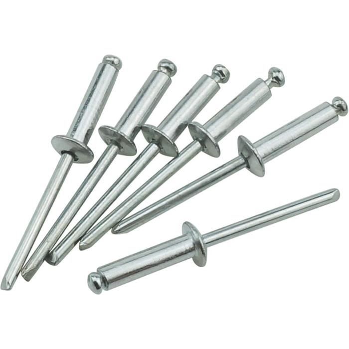 Rivets, Attaches, Vis M5 Vis À Tête Champignon En Aluminium Rivet ...