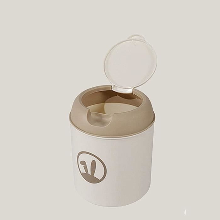 Poubelle Trash Bin Plastique Petit Bureau Minuscule Countertop Garbage ...
