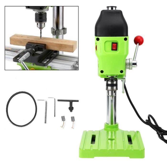 Tbest perceuse Mini banc de forage de table de support bricolage métal ...