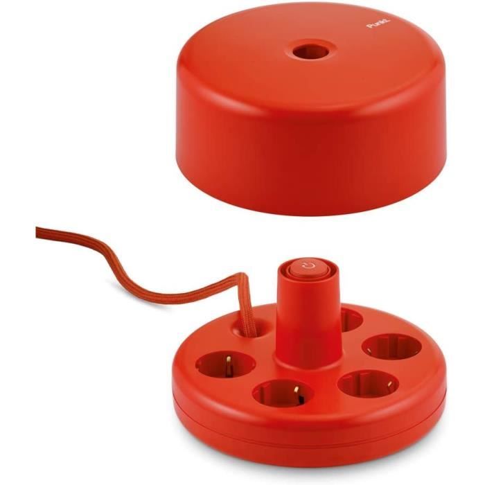 Es01 Multiprise Design Et Compacte - 5 Prises, Cache Multiprise, Cordon ...