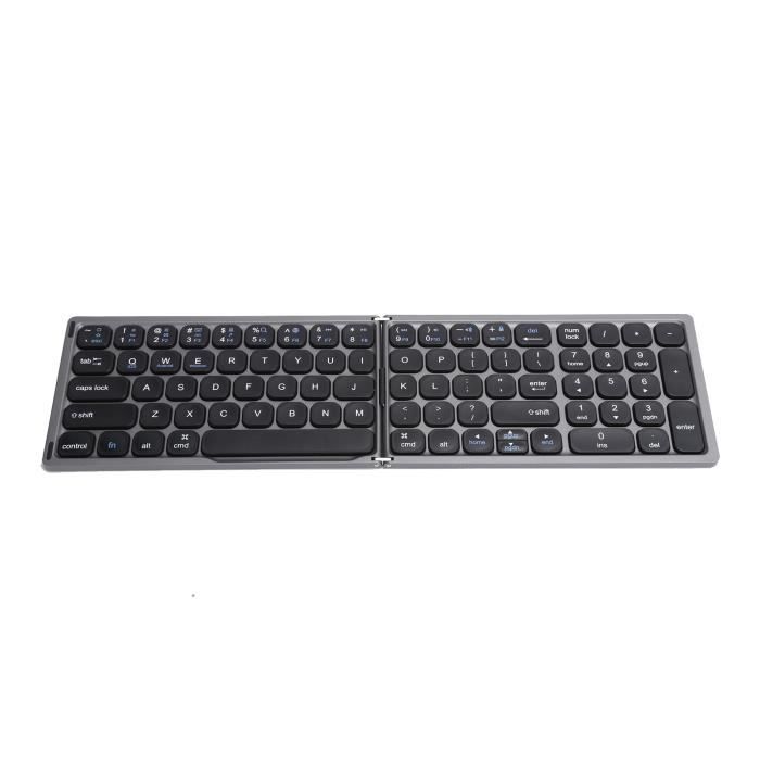HURRISE Clavier Bluetooth pliable Clavier Bluetooth Pliant sans Fil ...