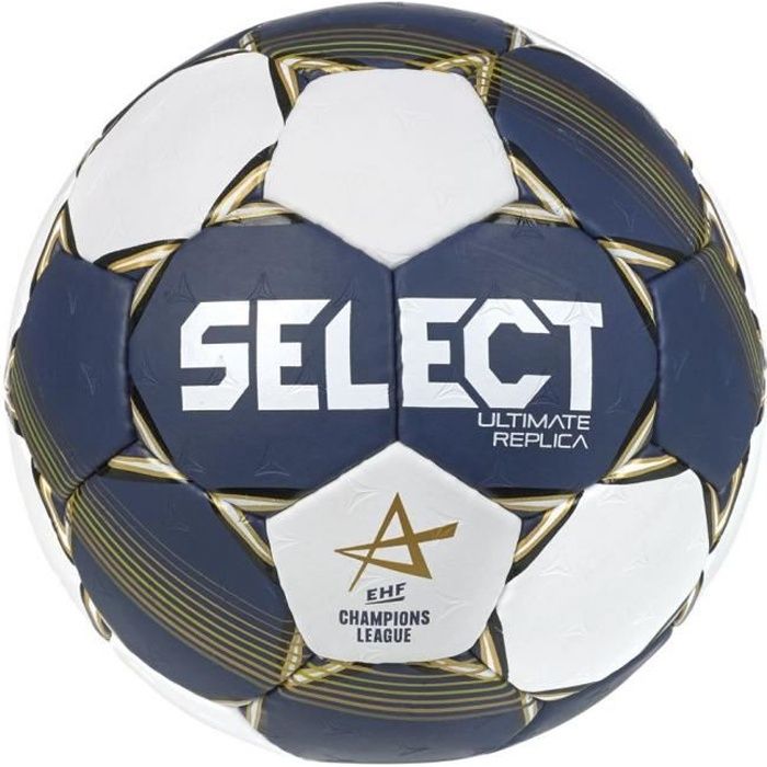 Ballon de handball Select Replica EHF Champions League V22 - gris/blanc ...