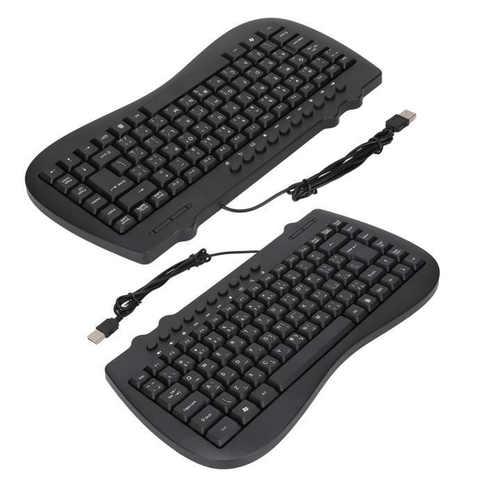 OMABETA Clavier USB Clavier Filaire 95 Touches Mini Clavier Muet Ultra ...