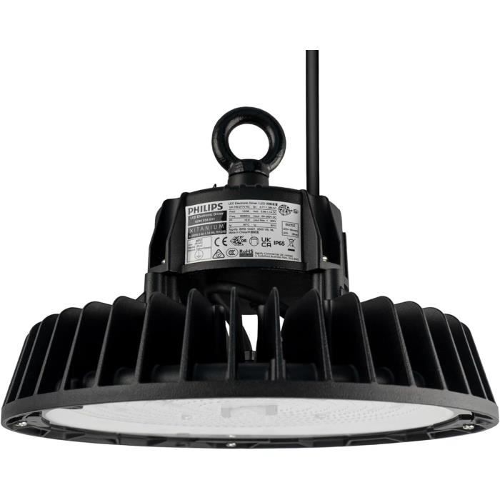 Professional Led High Bay 100W Pilote,175Lm-W,17.500 Lumens,4000K,Ip65 ...