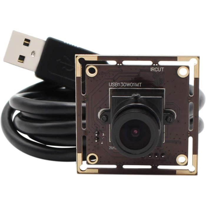 Caméra Usb 130W01Mt-L21 0,01 Lux Grand Angle 2,1 Mm Webcam 1,3 Mp Usb 2 ...