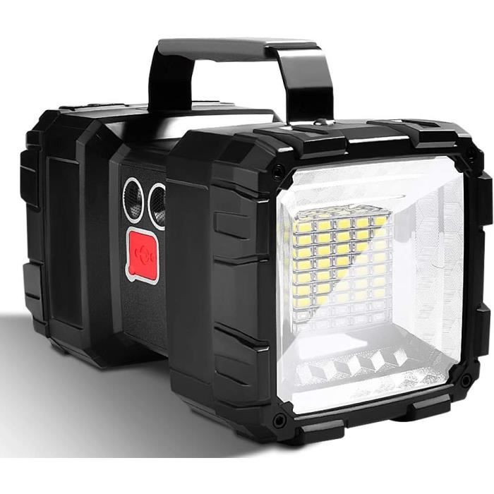 Lampe Torche LED Rechargeable Ultra Lumineuse 10000 mAh 4000 lumens ...