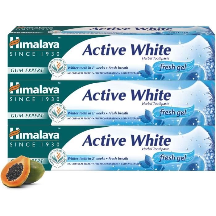 Active White Gel|Herbal Toothpaste With Fruit Enzymes |Teeth Whitening ...