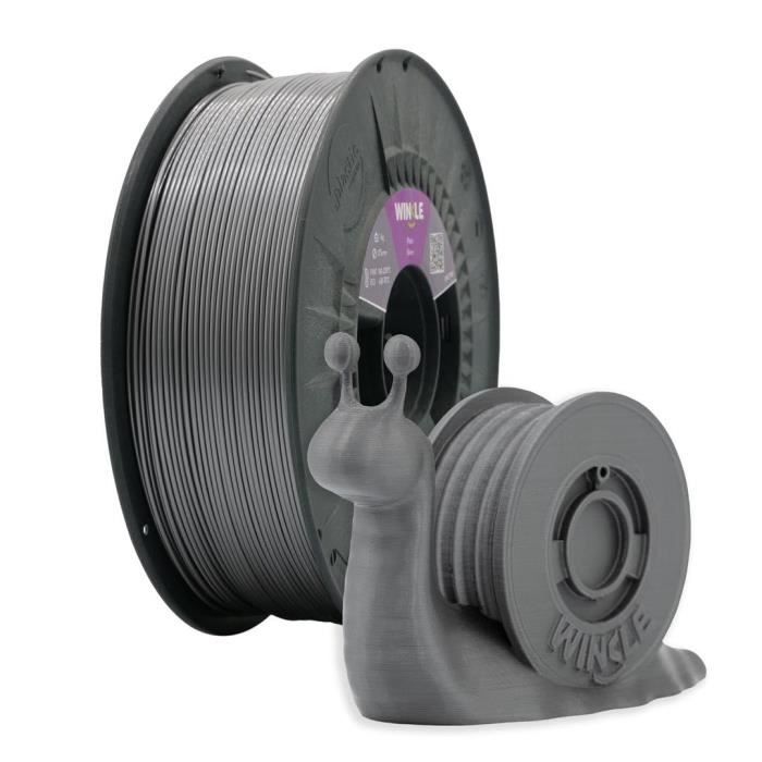 Filament Petg Argent | Filament Pour Imprimante 3D | Filament Petg 1,75 Mm 300 G | Compatible ...