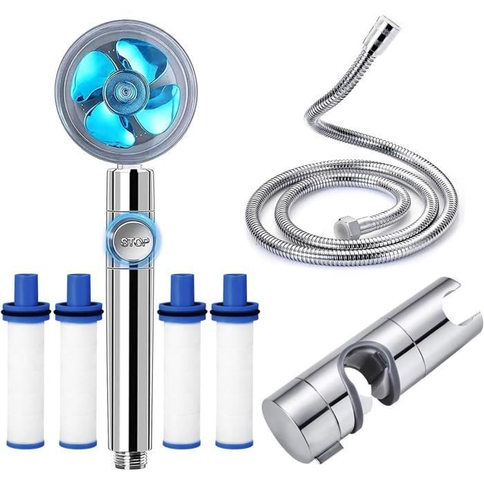 Pommeau de douche à hélice, pomme de douche turbo, pomme de douche à main à hélice haute ...