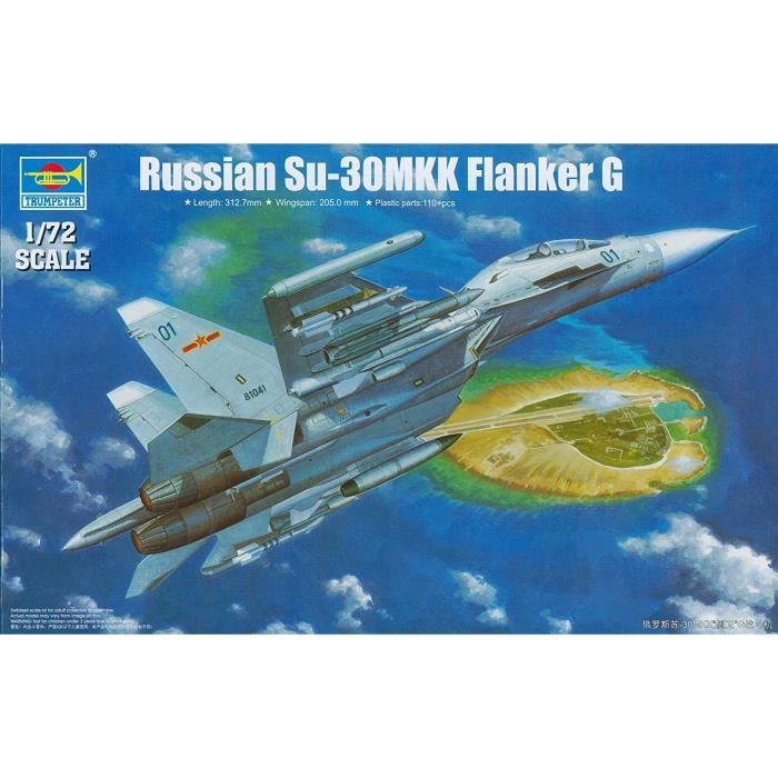 Trumpeter 1: 72 Sukhoi Su-30mkk Flanker G - TRU01659 - Cdiscount Bricolage
