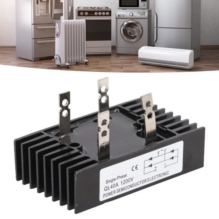 YOSOO Diode de redresseur de pont Régulateur de Tension de Pont Redresseur à Diode triphasé ...