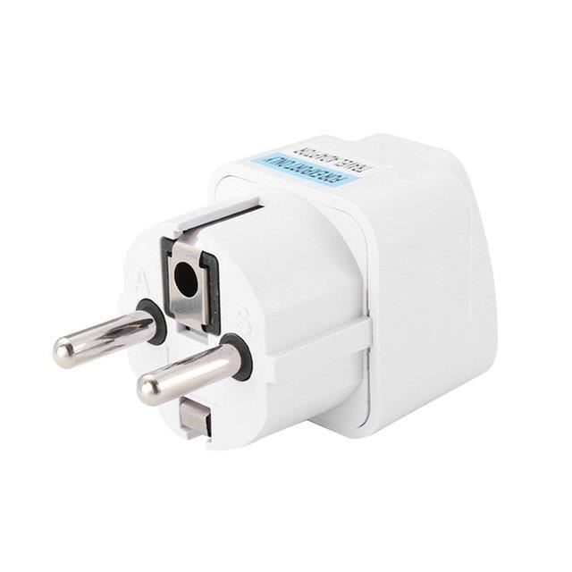 PRISE UNIVERSELLE,1pc--Universal UK US AU to EU AC Power Socket Plug ...