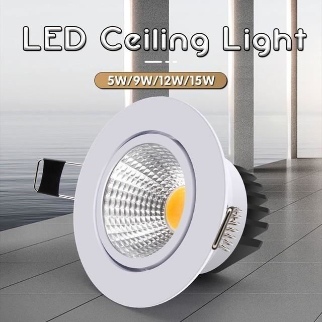 Downlight,Natural White-9w--Spot À Led Réglable Avec Technologie Cob ...