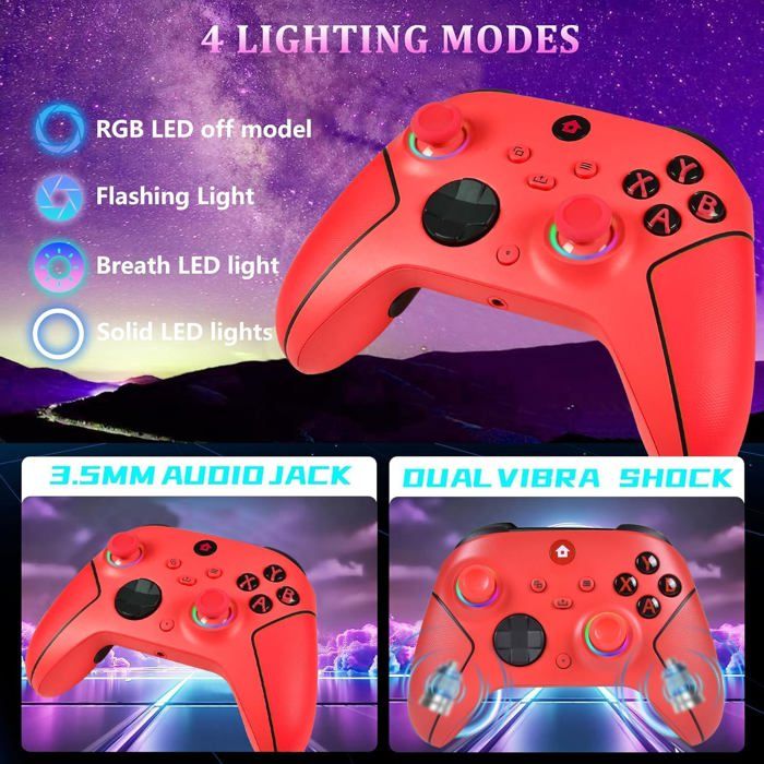 Manette Xbox One, Manette Sans Fil Xbox Series X & S/Xbox One/Elite ...