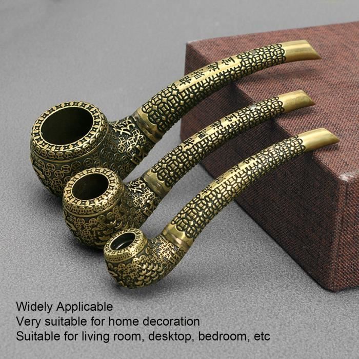 HURRISE pipe à fumer antique HURRISE Ornement de pipe à fumer Pipe à ...