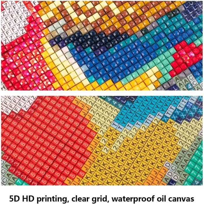 5D Diy Carré Peinture Diamant Bouddha Doré Bambou 40X40Cm Perle Diamant À Coller Grand Format ...