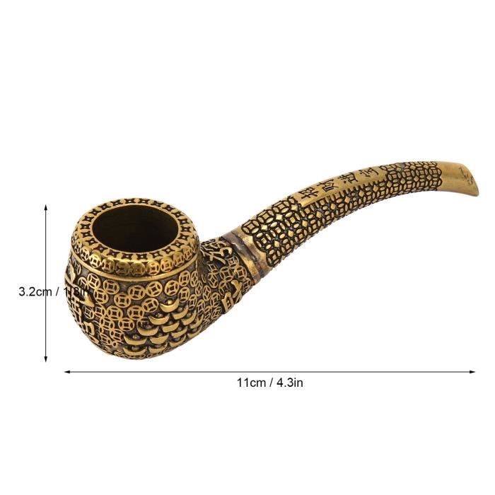 HURRISE pipe à fumer antique HURRISE Ornement de pipe à fumer Pipe à ...