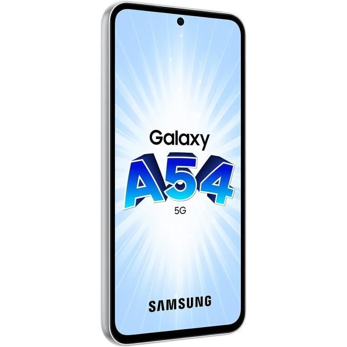 SAMSUNG Galaxy A54 5G Blanc 128 Go - Cdiscount Téléphonie