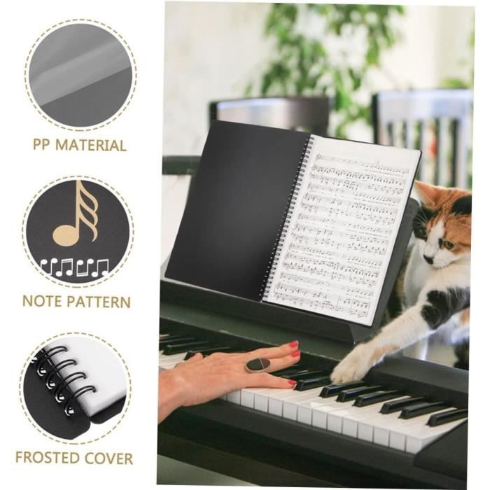 2 Pièces Dossier De Partitions Organisateur De Papier A4 Dossier De ...