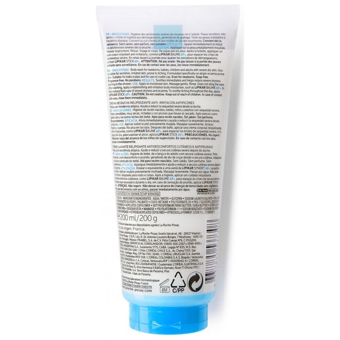 La roche-posay lipikar syndet AP+ crème lavante 200ml - Cdiscount Au ...