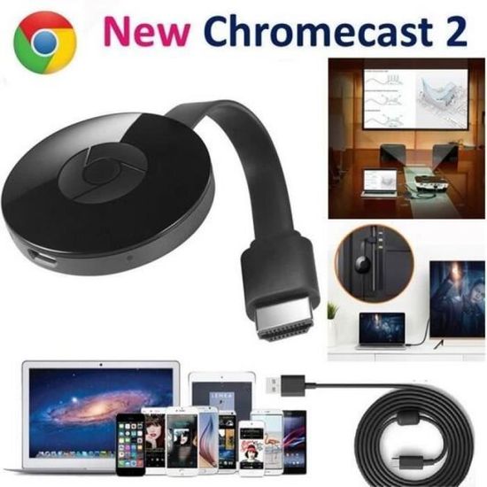 G2 1080P Wifi Display Dongle Converter Adapter Pour Google Chromecast 2 ...