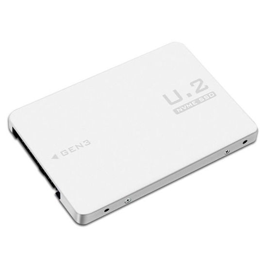 WHITE - Adaptateur M.2 Ssd Vers U2, 2 En 1 M2 Nvme Sata-bus Ngff Ssd Vers Pci-e U.2 Sff-8639 ...