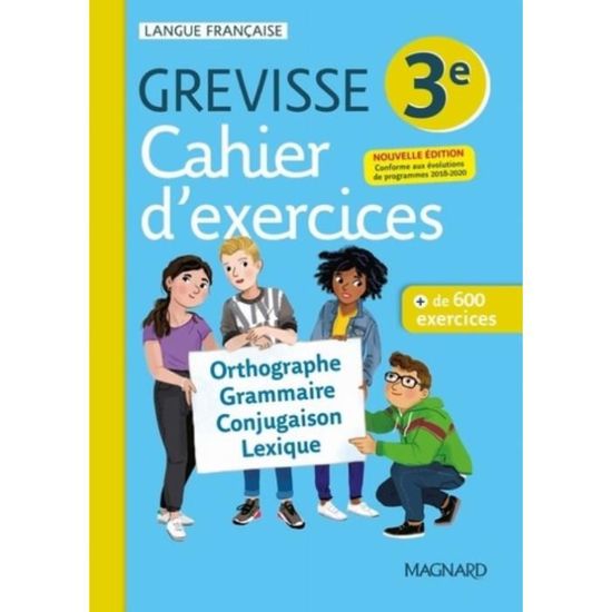 Cahier d'exercices Français 3e - Grevisse Langue française ...