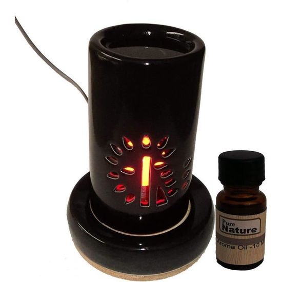 Argile Céramique Rond Diffuseur De Parfum Electrique Avec 10Ml Huile ...