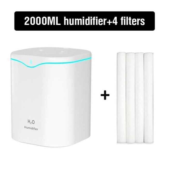 HUMIDIFICATEURwhite kits--Humidificateur D'air Usb 2000ml Double Port ...