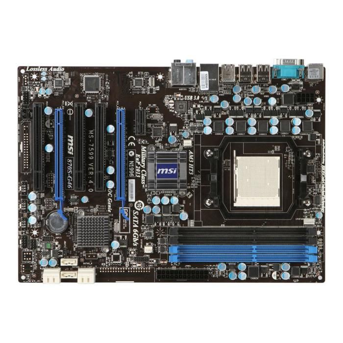 Carte mère MSI 870S-G46 AMD 870 Socket AM3 4xDDR3 SDRAM 32 Go ATX ...
