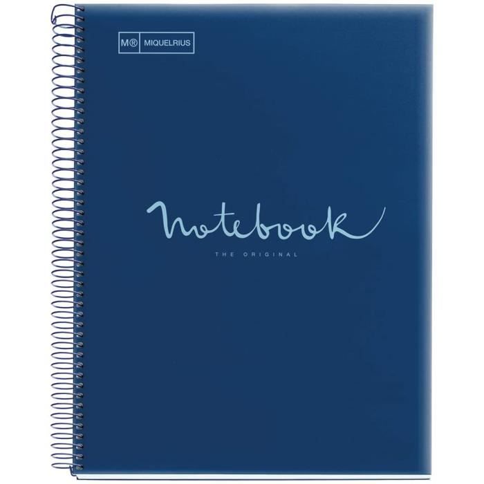 Cahier spirale A4Emotions Marine-quadrillage[915] - Cdiscount Beaux ...