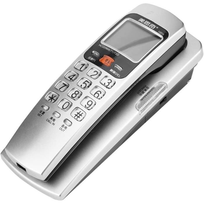 Téléphone Fixe Filaire Avec Identification De L'Appelant Et Cadran ...