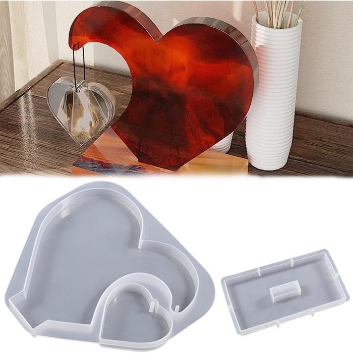 Moule resine epoxy,Grande boîte de moules en résine, boîte à bijoux en ...
